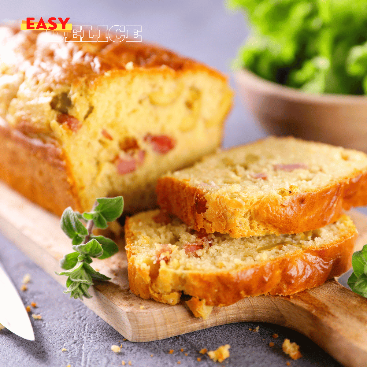 Cake au Jambon : Facile et Idéal pour l'Apéritif - EasyDélice ...