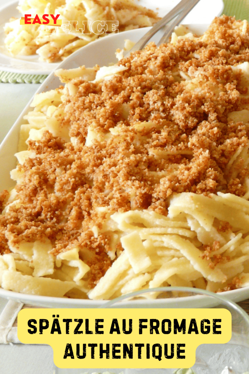 Spätzle au Fromage Authentique : Une Recette Allemande Incontournable ...