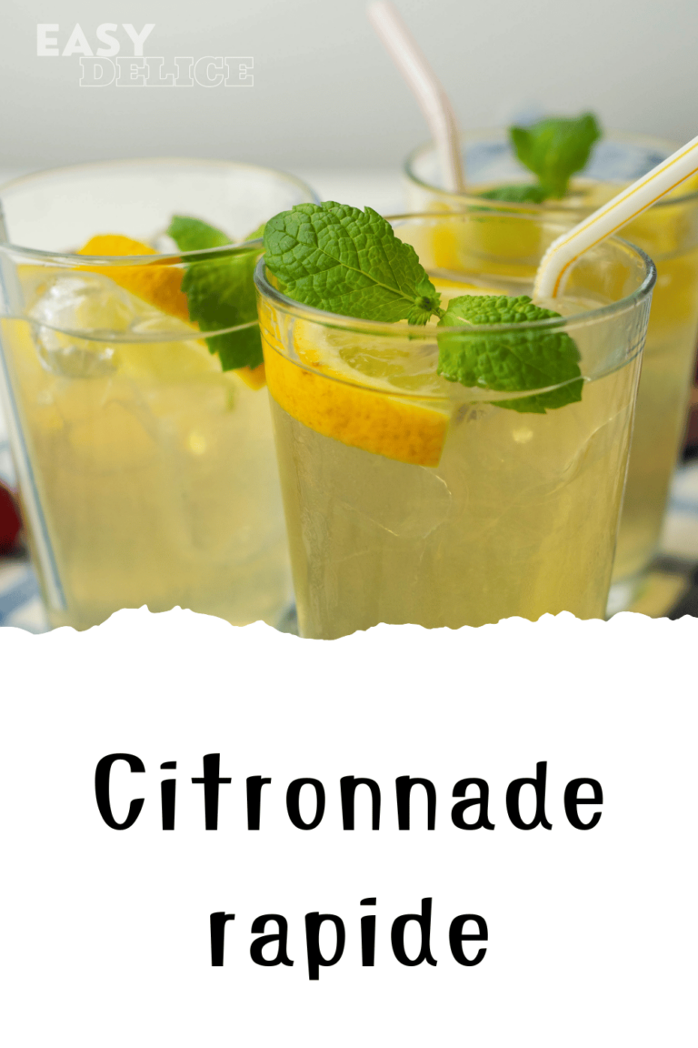Citronnade rapide : la boisson rafraîchissante à savourer sans attendre ...