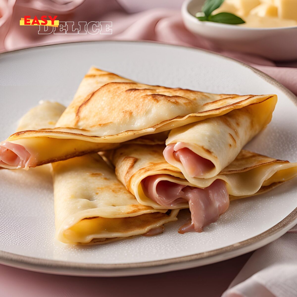 Crêpes au Jambon et Béchamel au Fromage : La Recette de Cyril Lignac ...