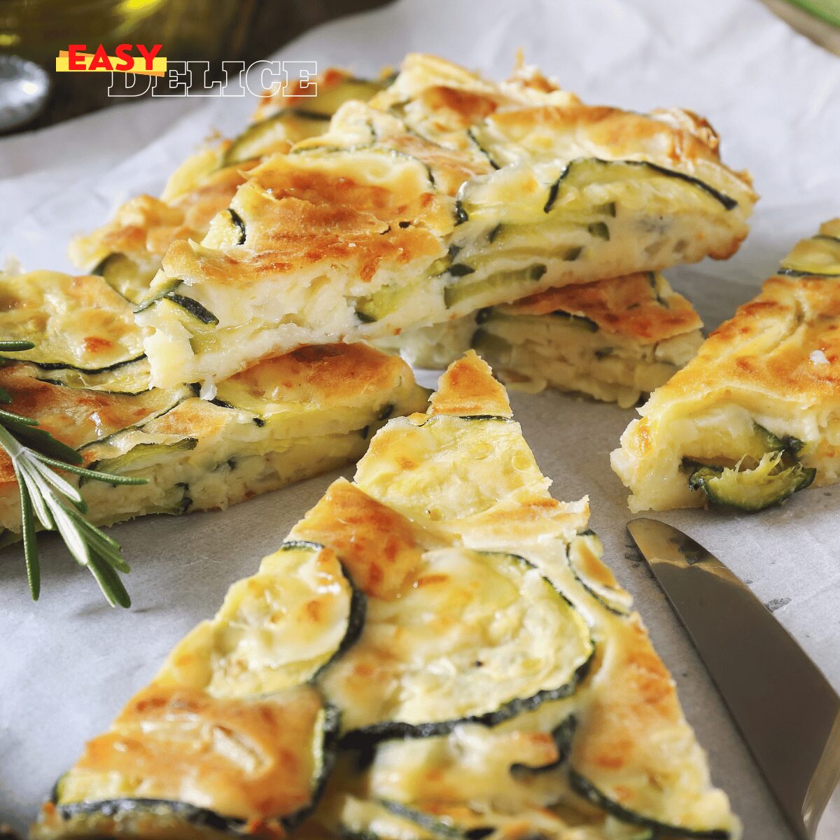 Scarpaccia de Courgettes : Une Recette Italienne Fine et Croustillante ...