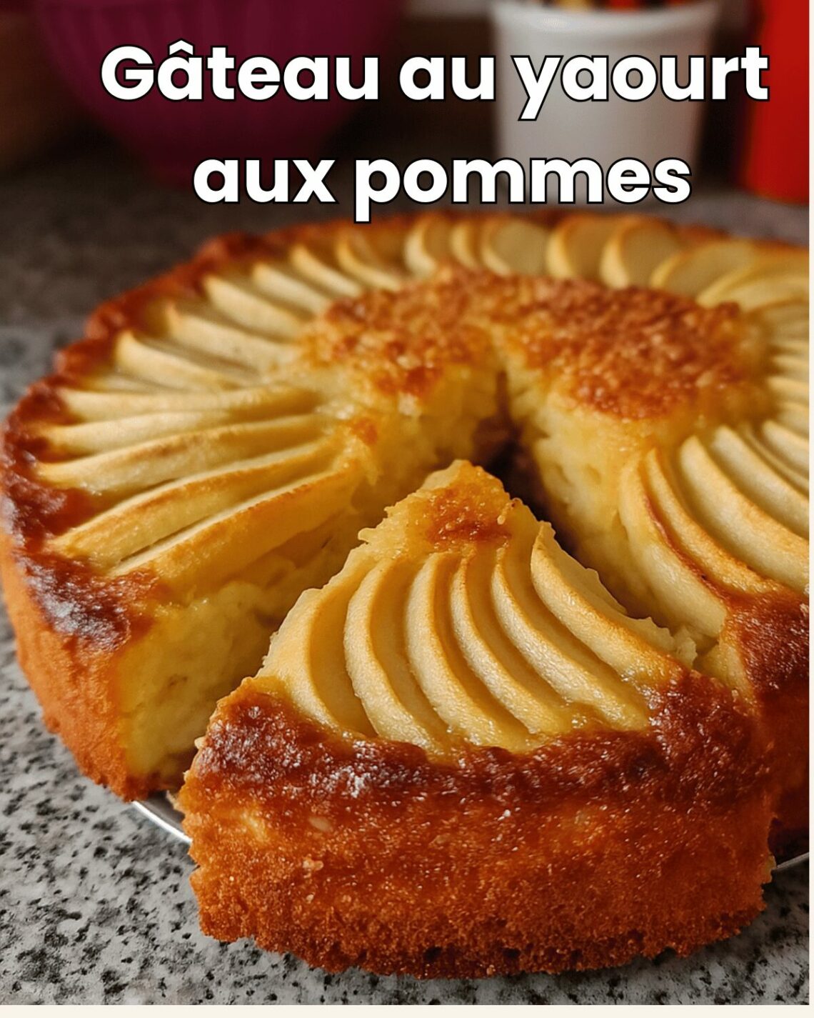 Recette de Gâteau au Yaourt aux Pommes : Facile et Moelleux ...