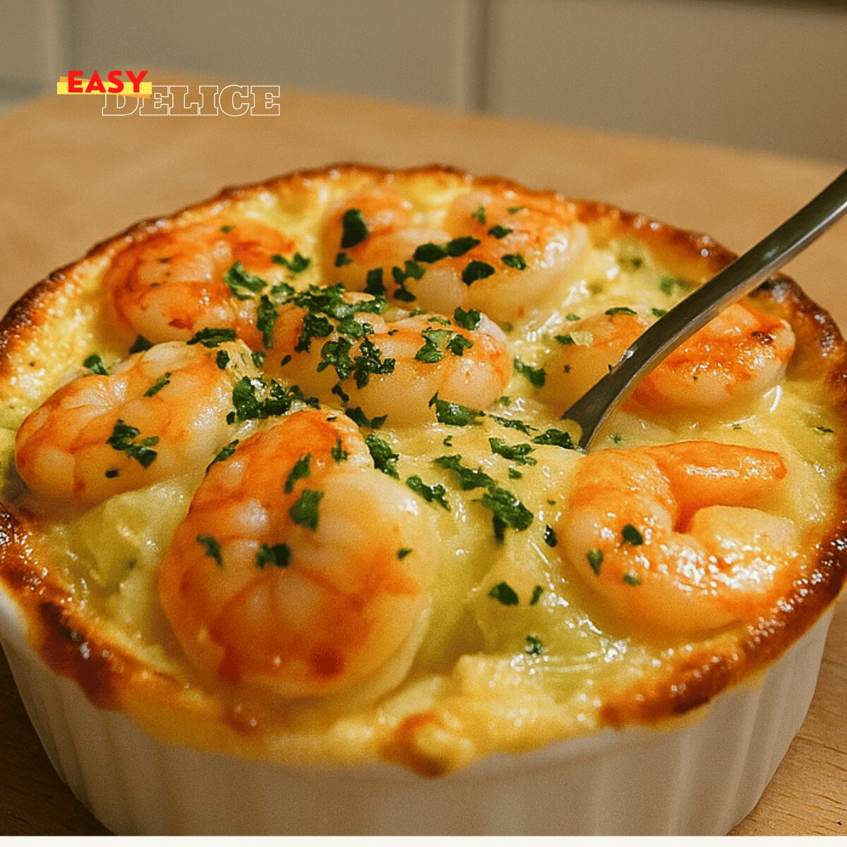 Cassolettes aux Crevettes - EasyDélice : Recettes Faciles et Gourmandes