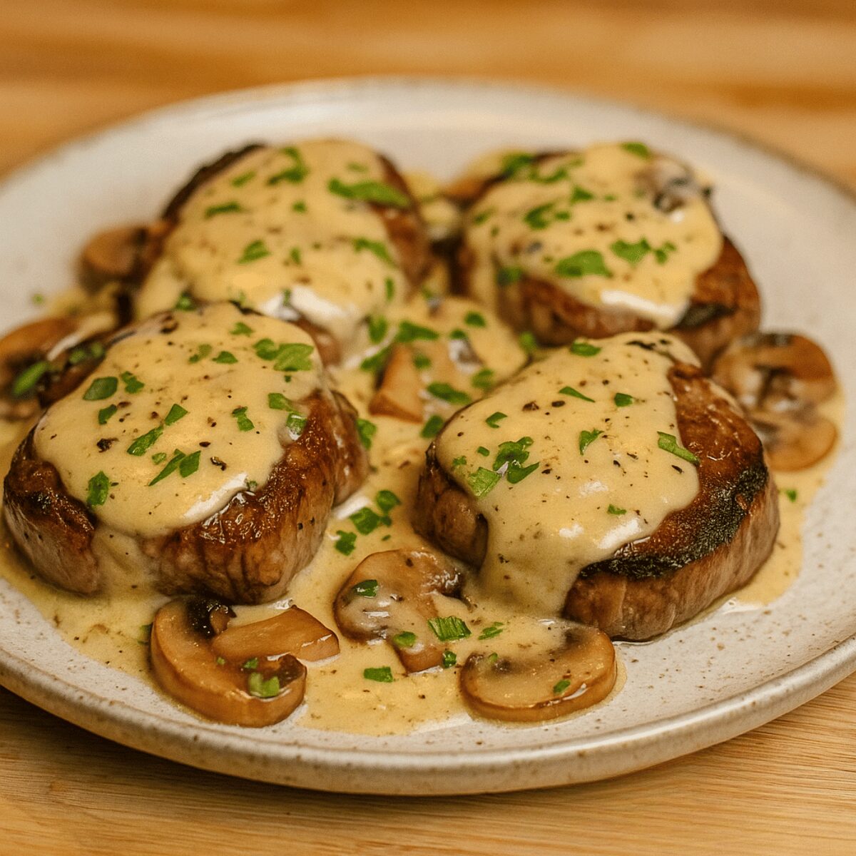 FILET MIGNON AU BOURSIN ET CHAMPIGNONS – VERSION FONDANTE & CRÉMEUSE ...